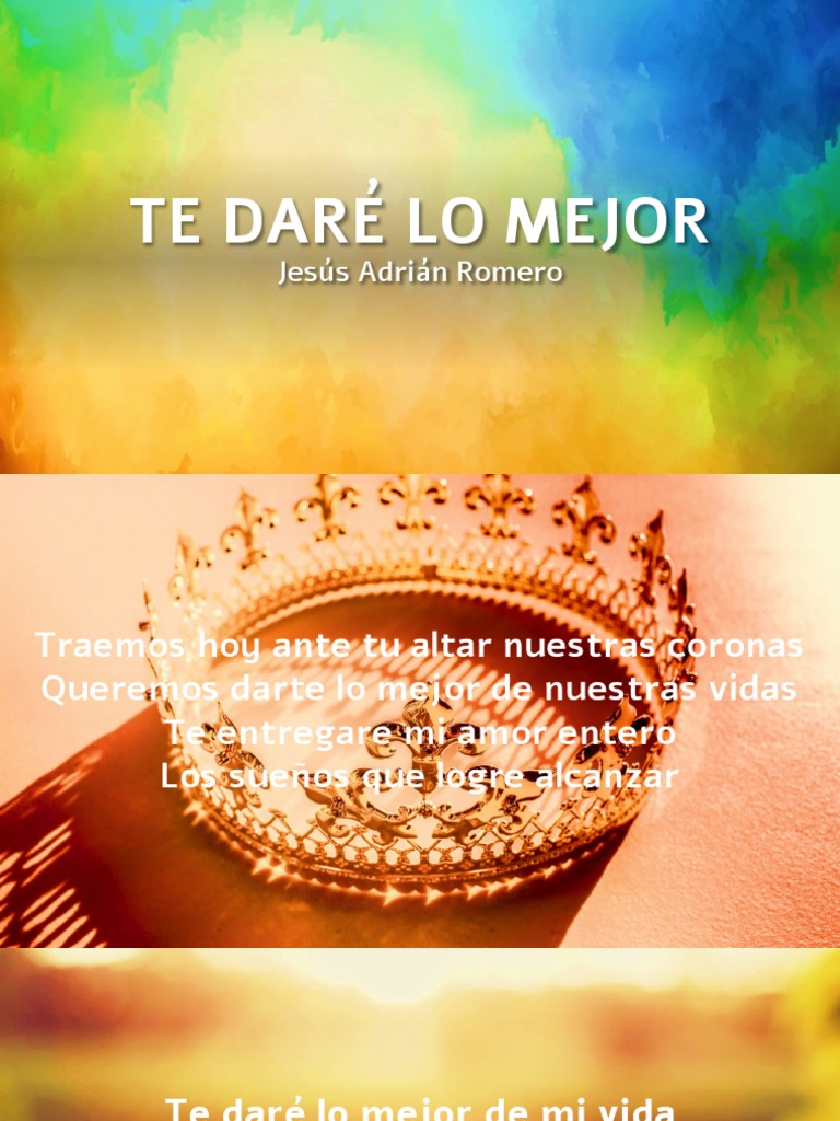 Te Daré Lo Mejor | PDF