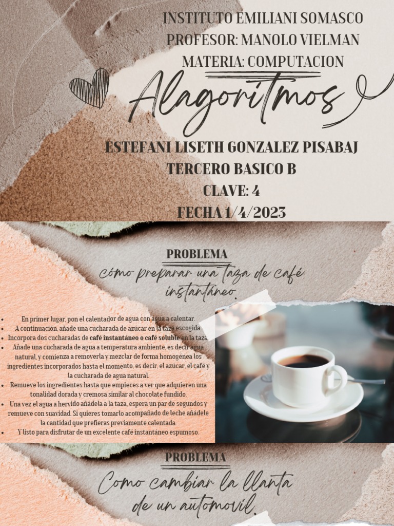 Algoritmos Cualitativos Ejemplos | PDF | Cilantro | Salsa