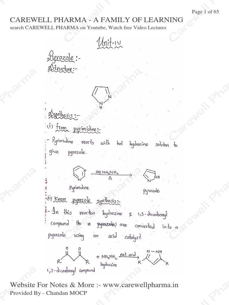 Truce-: Razole | PDF | Functional Group | Chemistry