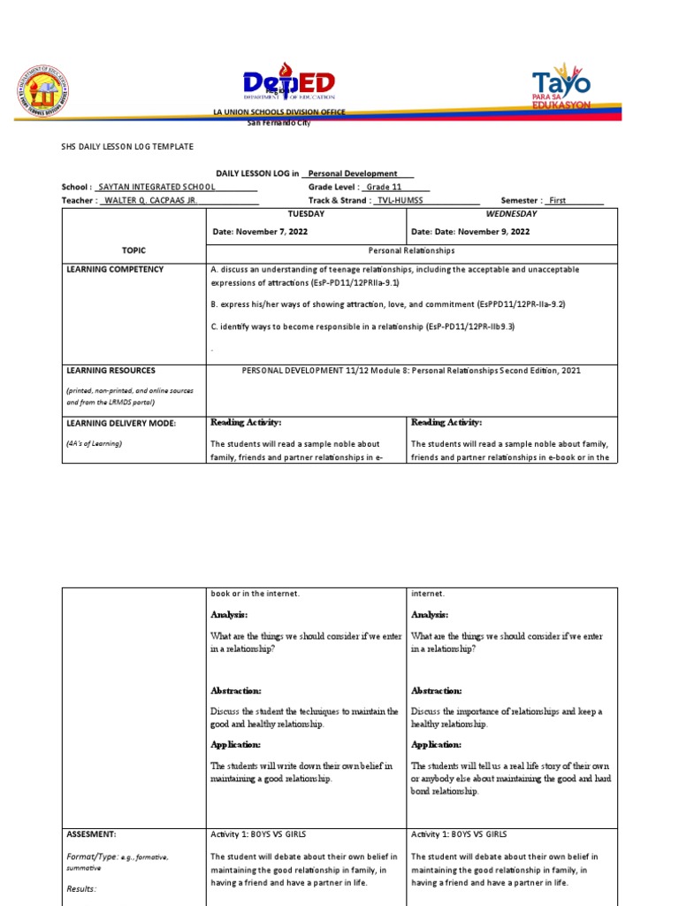 Per Dev | PDF | Learning | Educational Assessment