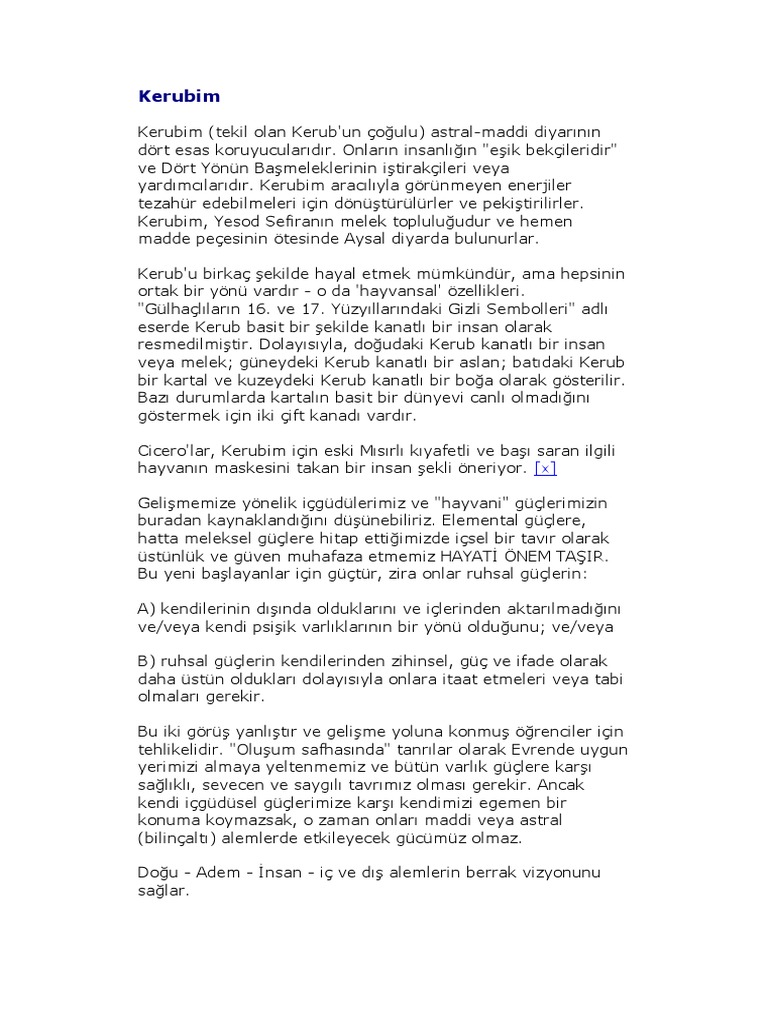Kerubim | PDF