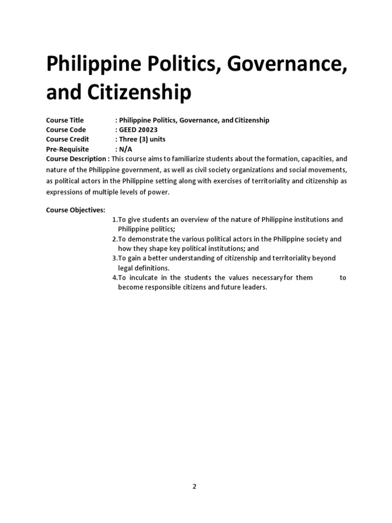 Lesson 1 in POLGOV | PDF | Power (Social And Political) | Territorial ...