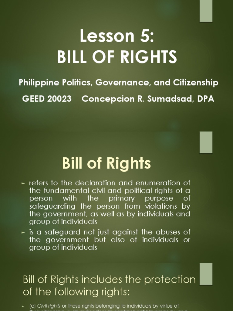 Lesson 5 Pol Gov PPT CRS For Discussion 2 | PDF | Presumption Of ...