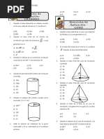 Área y Volumen de Tronco de Cono o Cono Truncado | PDF