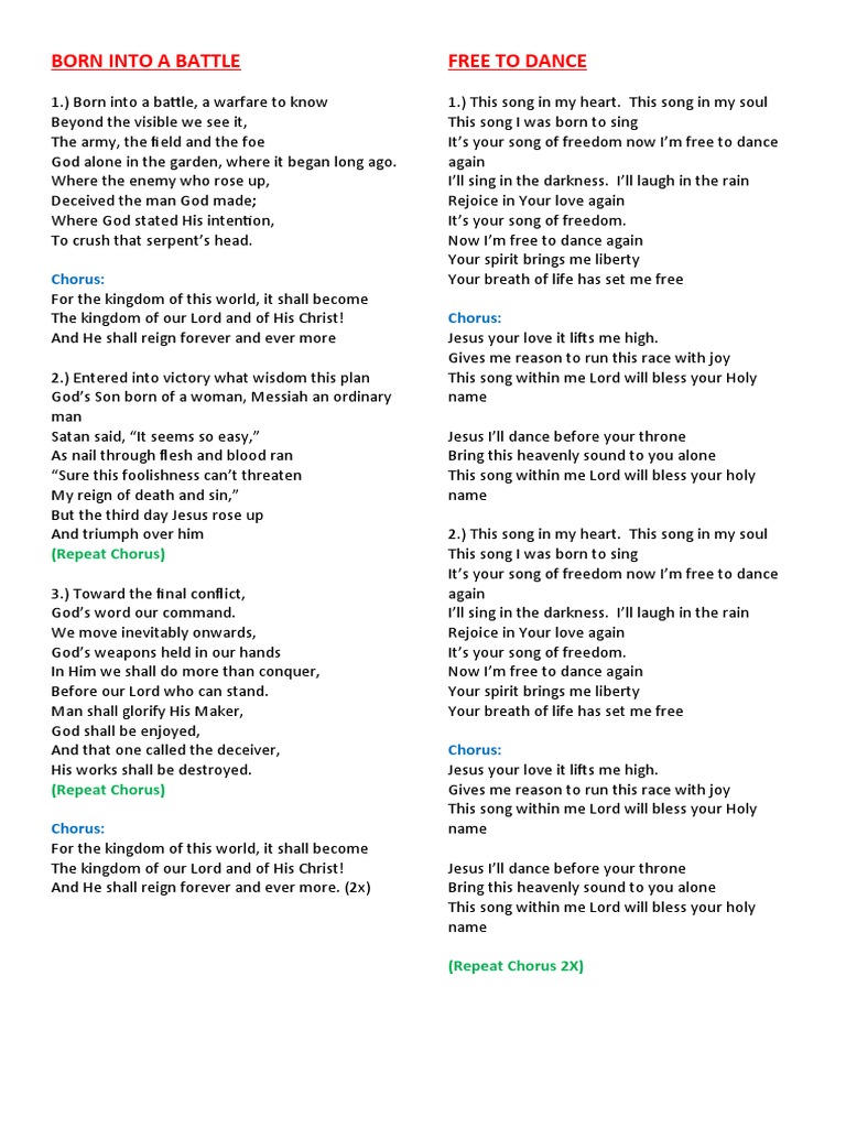 Abba Father Song | PDF