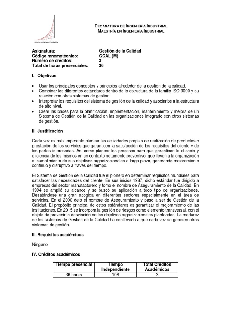 Ecanatura de Ngeniería Ndustrial Aestría en Ngeniería Ndustrial | PDF ...