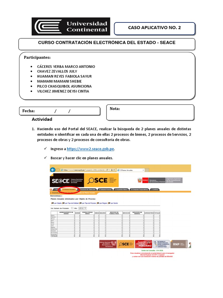 Formato de Caso Aplicativo 2.2final | PDF