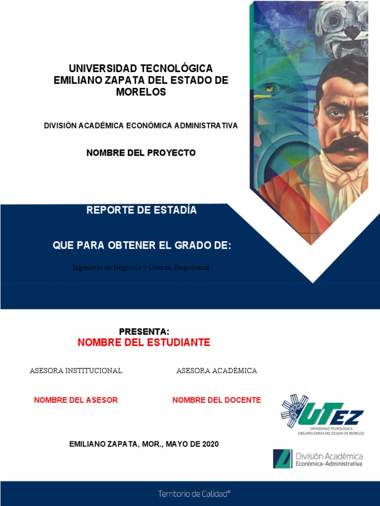 1.-DACEA Guia de Reporte Estadia 2022 | PDF