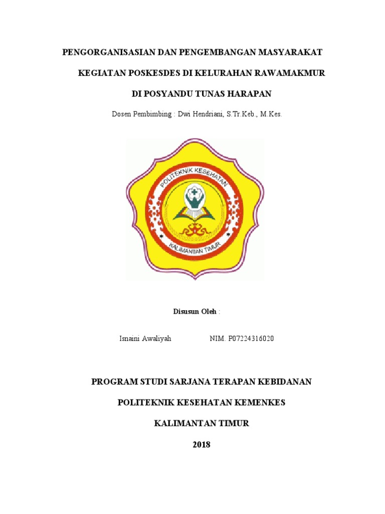 Tugas PPM (Posyandu Palaran) | PDF