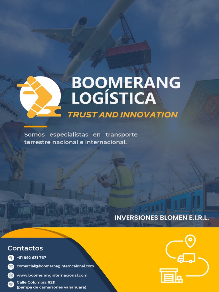 Boomerang Brochure | PDF | Logística | Transporte