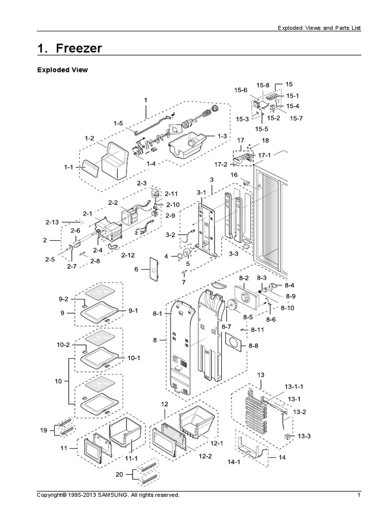 Freezer: Exploded View | PDF | Magnetic Devices | Electromagnetism