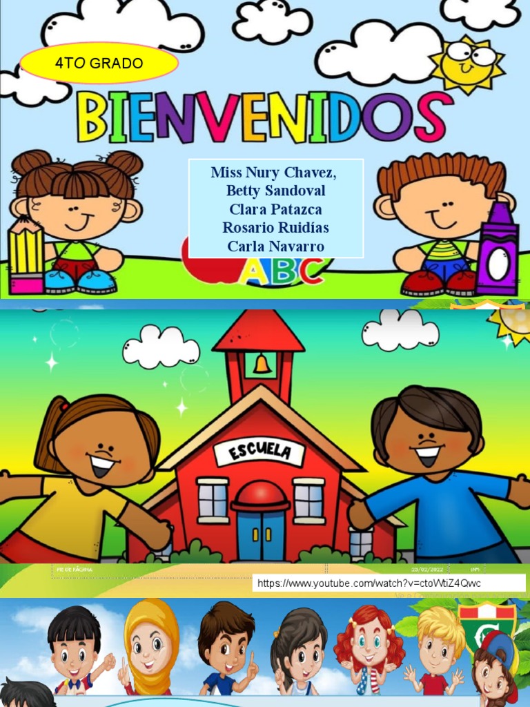 4to Grado: Miss Nury Chavez, Betty Sandoval Clara Patazca Rosario Ruidías Carla Navarro | PDF