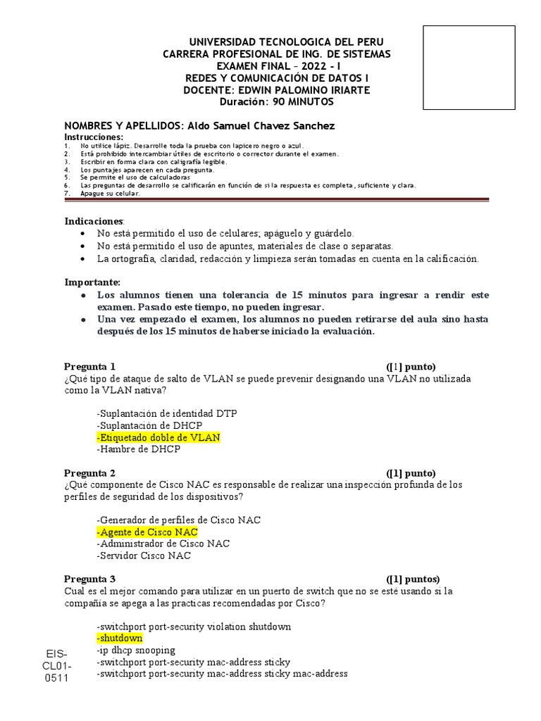 Redes y Comunicacion de Datos 1 | PDF | Ingeniería Informática | Ciencias de la Computación