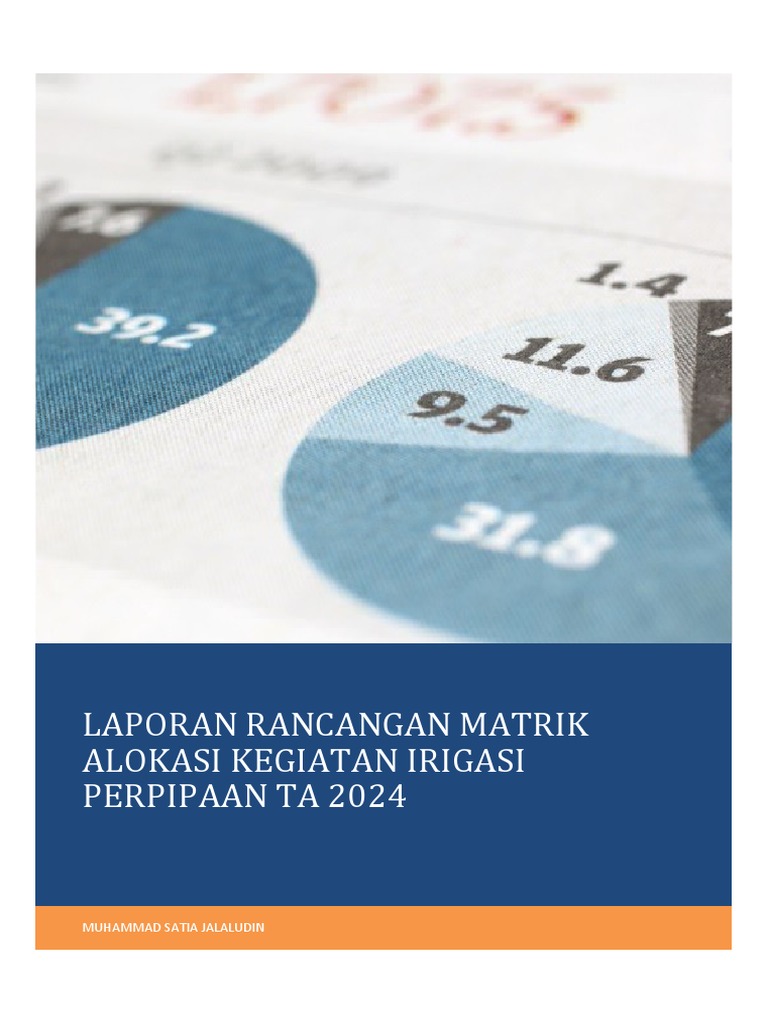 Laporan Rancangan Matrik Alokasi Kegiatan Irigasi Perpipaan Ta 2024 Februari | PDF