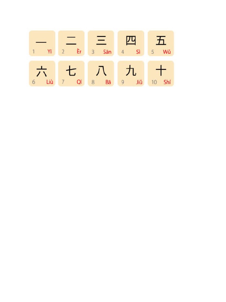 Angka Bahasa Mandarin Pdf