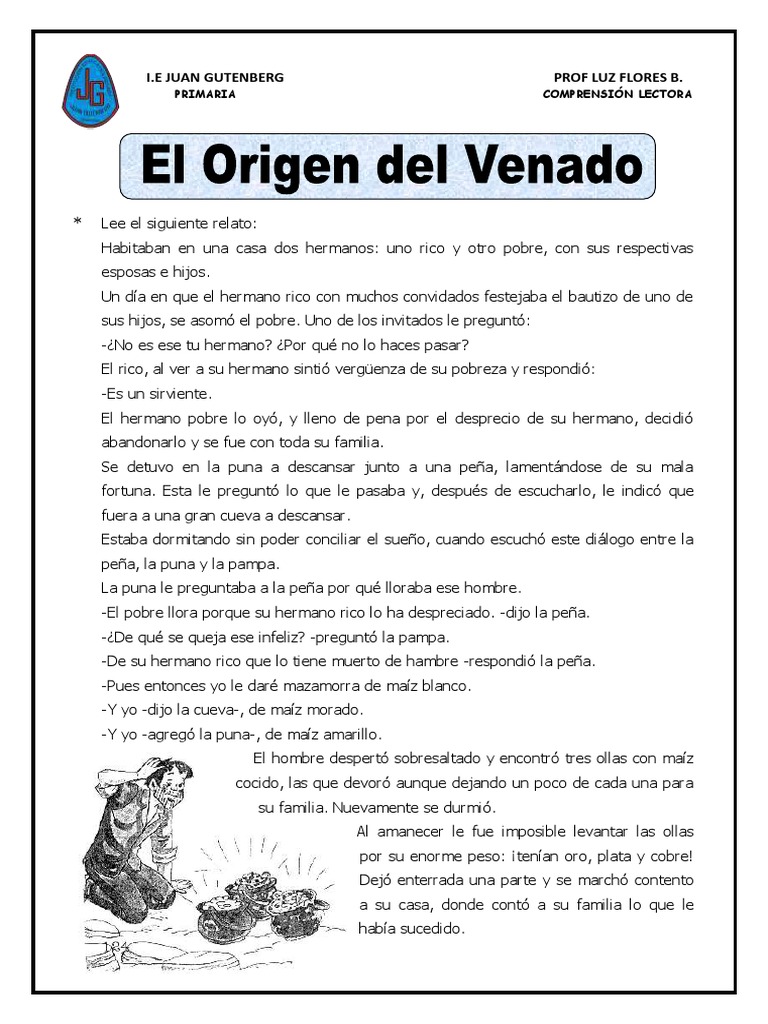 Comprensión Lectora 2 Grado Pdf