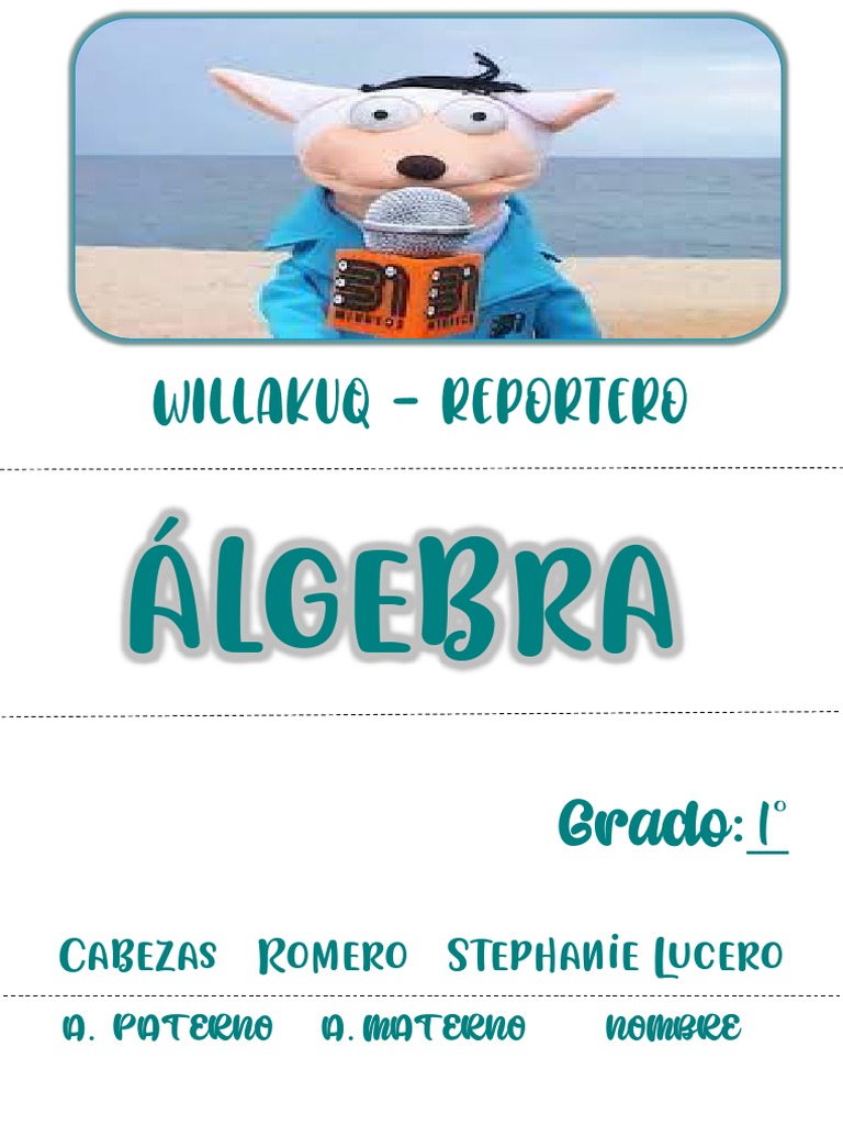 Portada de Algebra | PDF