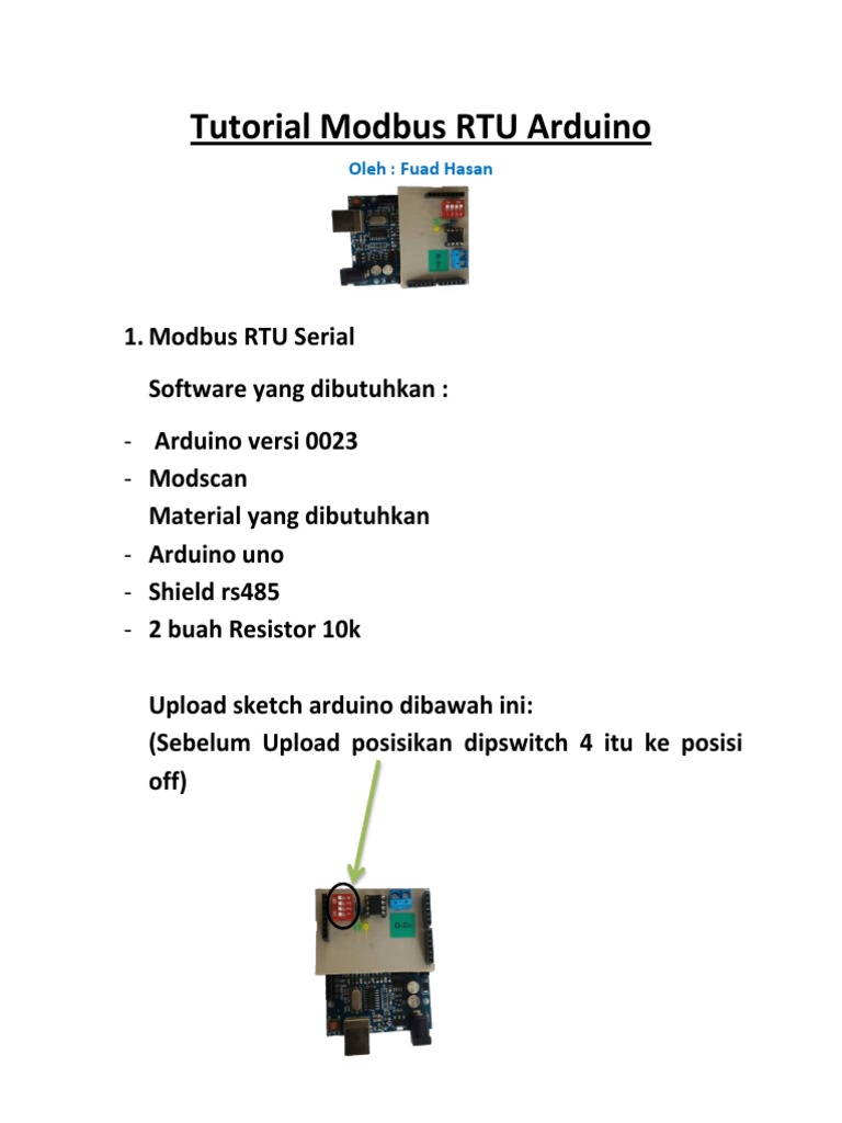 3b.tutorial Modbus Arduino | PDF