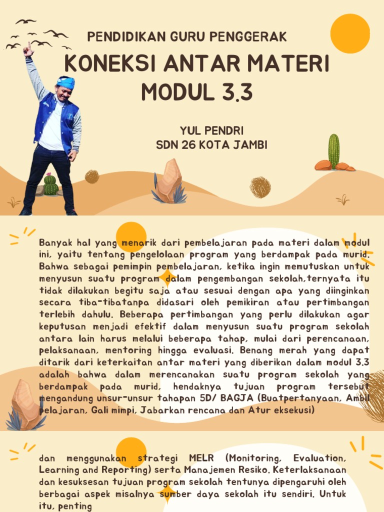 KONEKSI ANtAR MATERI Modul 3.3 | PDF