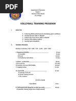 Badminton Training Program | PDF | Physical Exercise | Weight Training