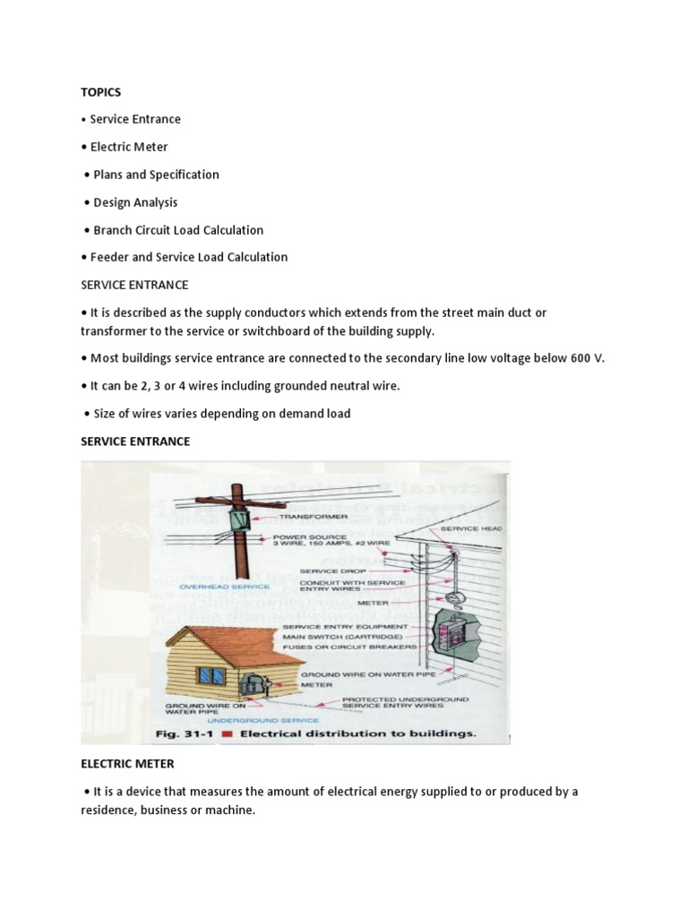 Demand Factor Table for Electrical Loads | PDF | Electrical Wiring ...