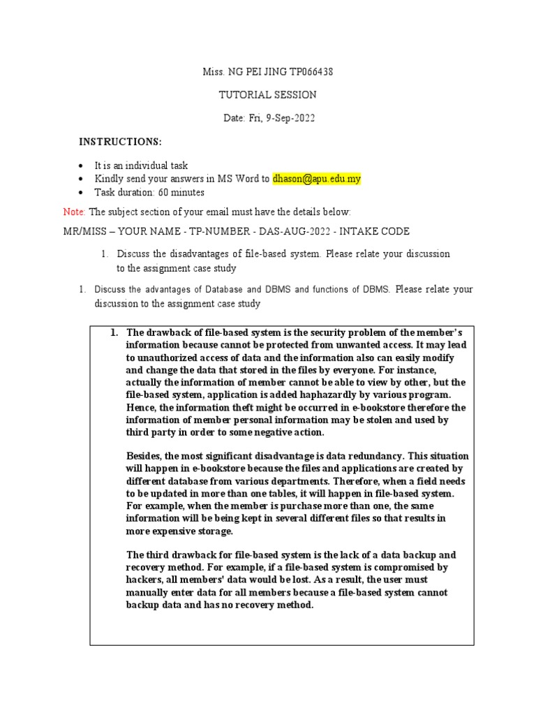 Advantages of Database Management Systems for Improving Data Security ...