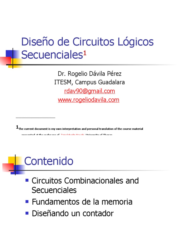 Circuitos secuenciales y fundamentos de la memoria | PDF | Almacenamiento de datos de la ...