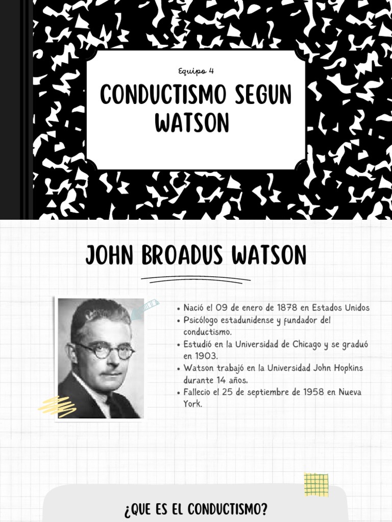 Conductismo Watson | PDF