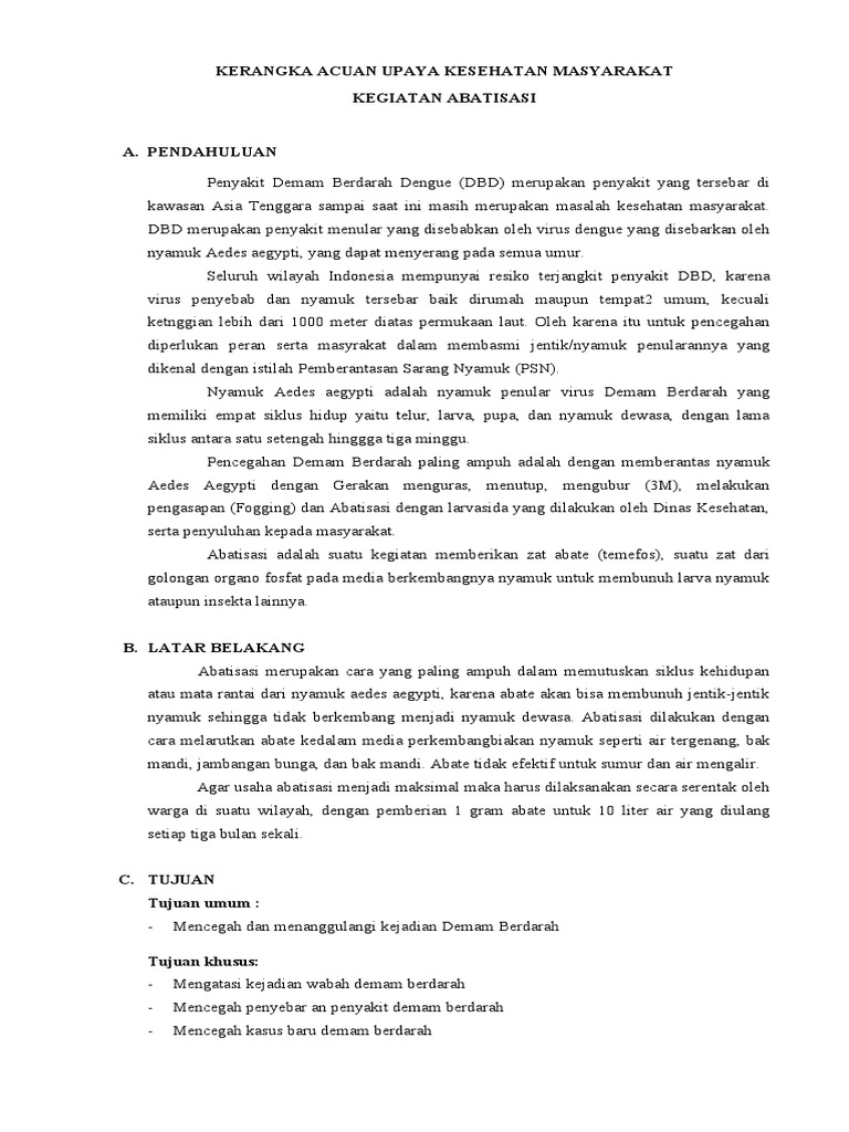 Kak PJB Abatisasi | PDF