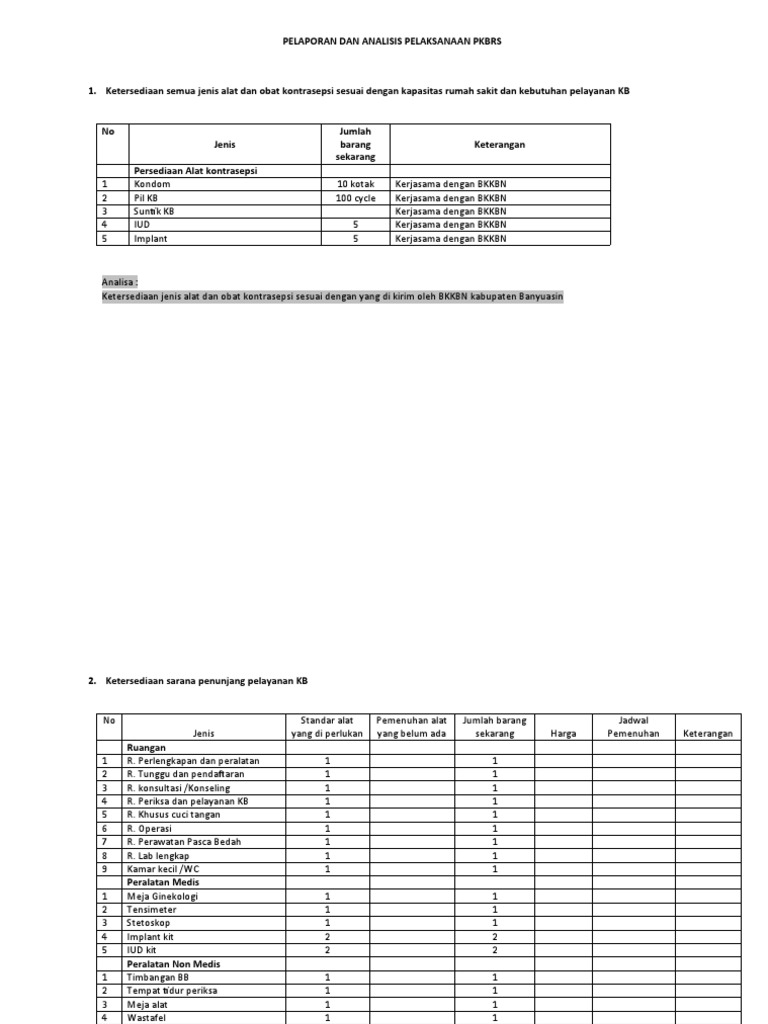 PKBRS ANALYSIS | PDF