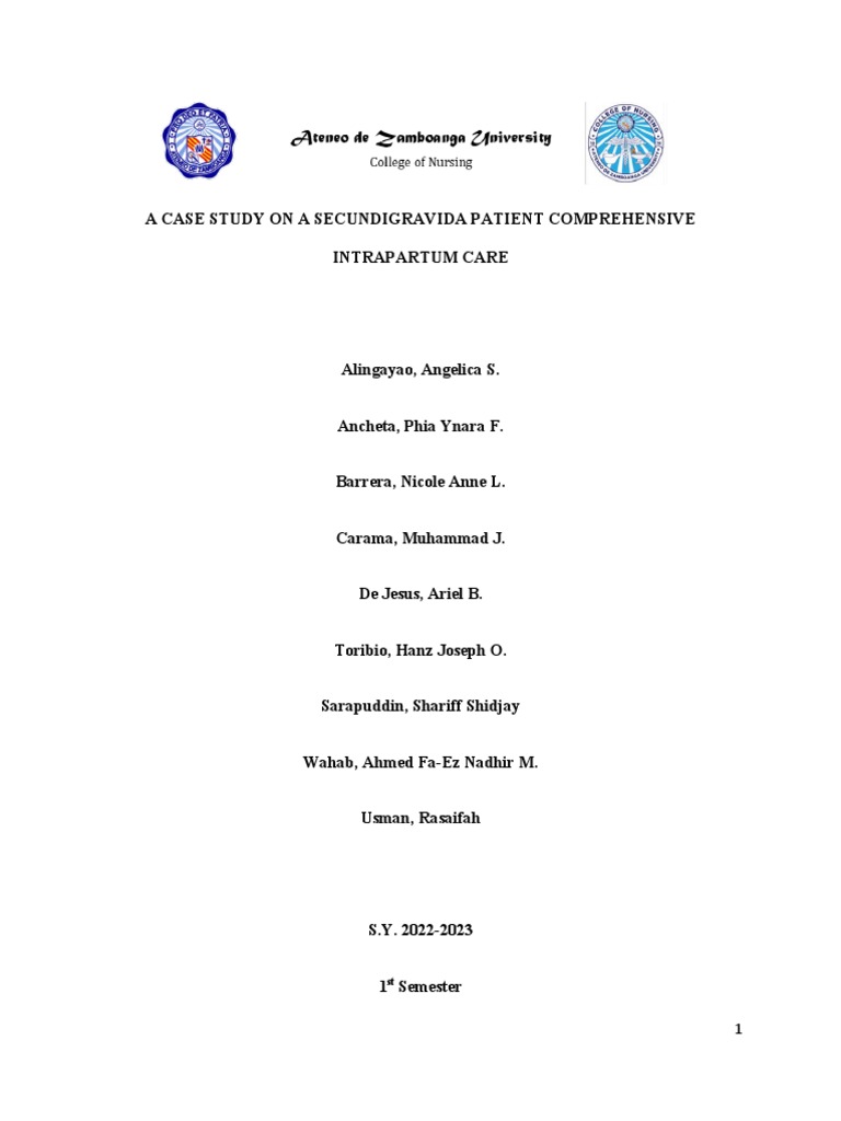 Final Case Study Revision | PDF | Pregnancy | Benzodiazepine