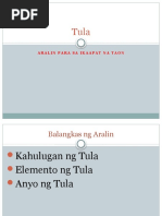 Mga Sangkap NG Tula | PDF