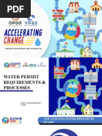 PD1067 - Water Code of The Philippines - Amended IRR | PDF | Water | River