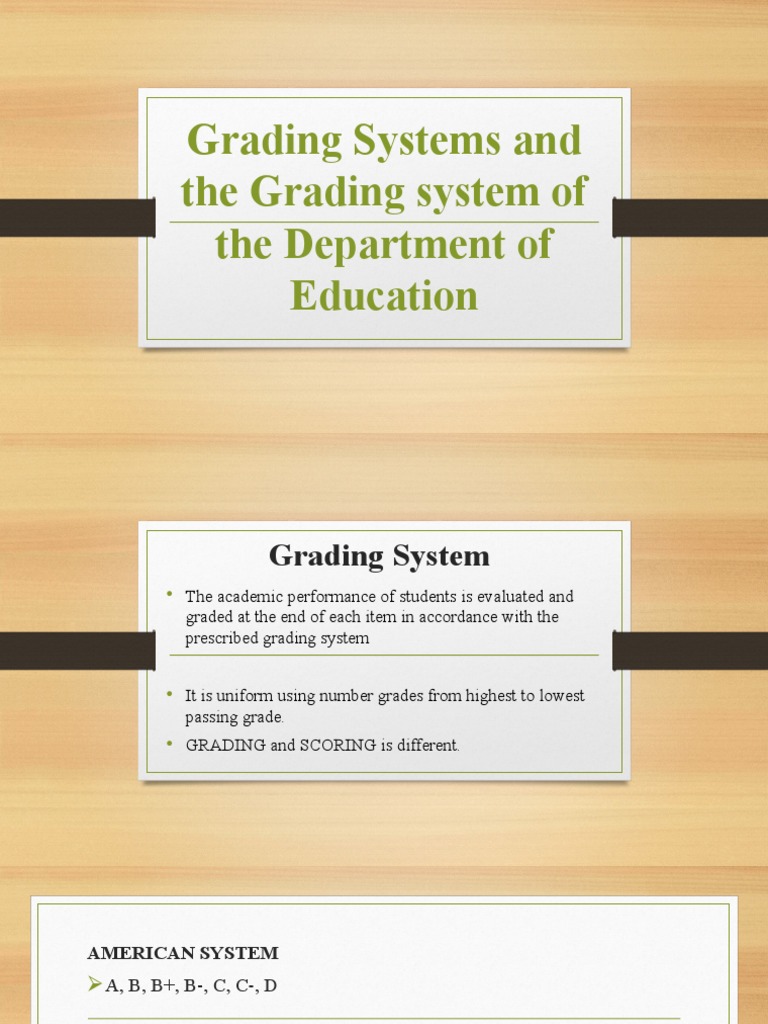 Grading Systems in Basic Education | PDF | Behavior Modification | Learning