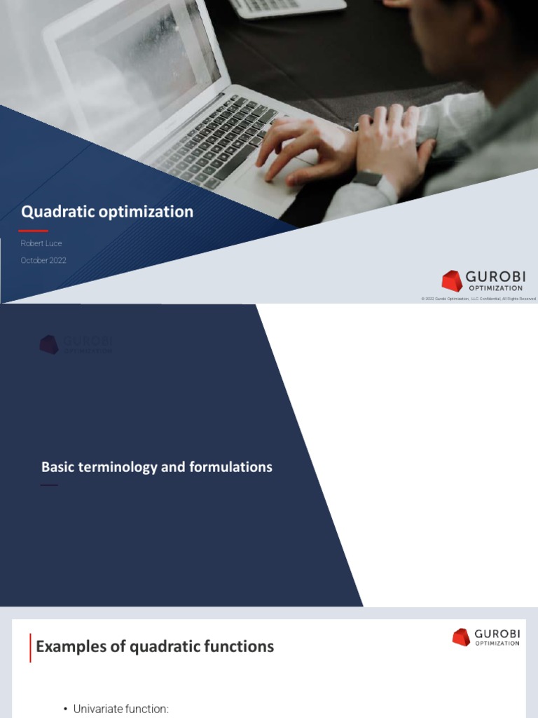 Quadratic Optimization Pdf Linear Programming Mathematical Optimization 