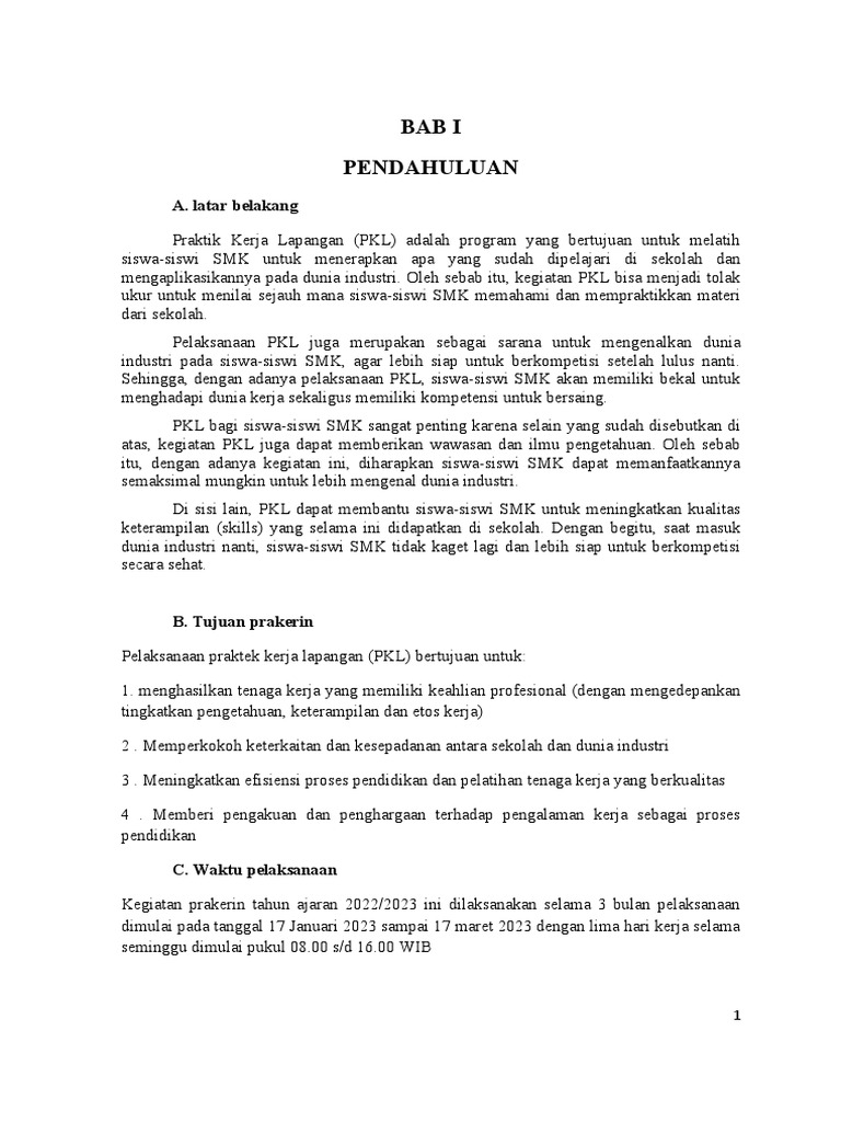 BAB I-WPS Office | PDF | Bisnis | Seni