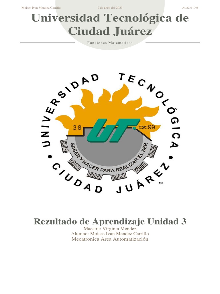 Ra Unidad 3 | PDF | Objetos matemáticos | Matemática Elemental