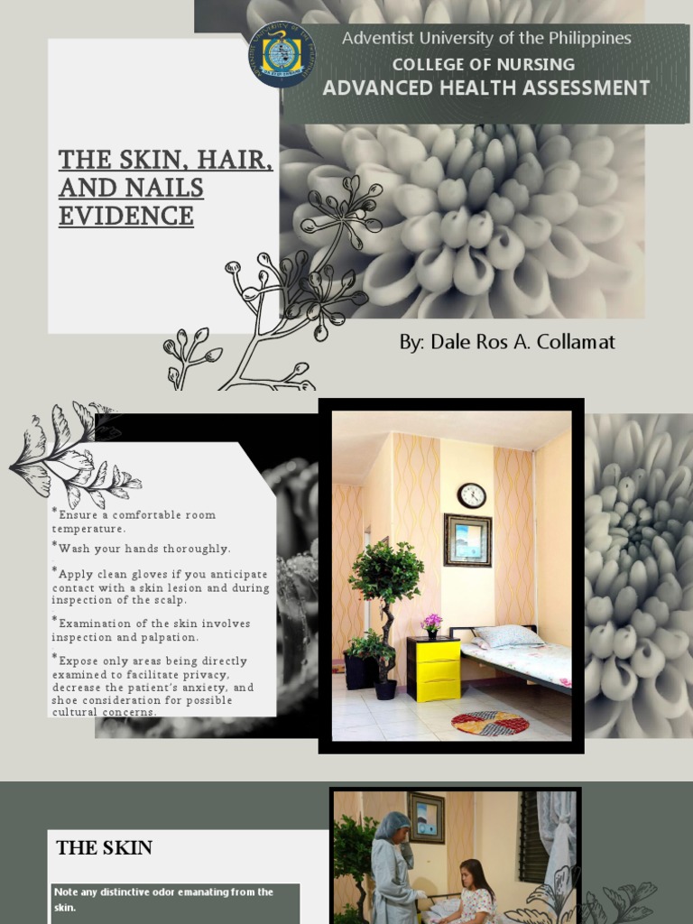 Skin, Hair, and Nails Assessment Guide | PDF | Wellness