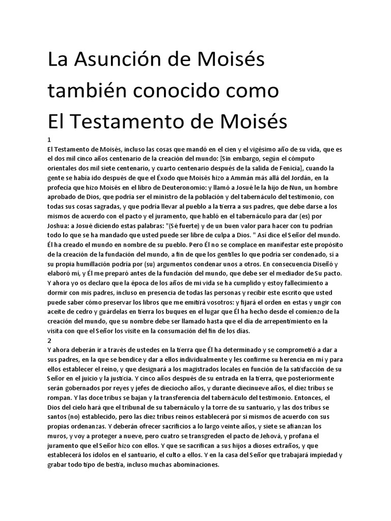 Untitled | PDF | Moisés | Oración