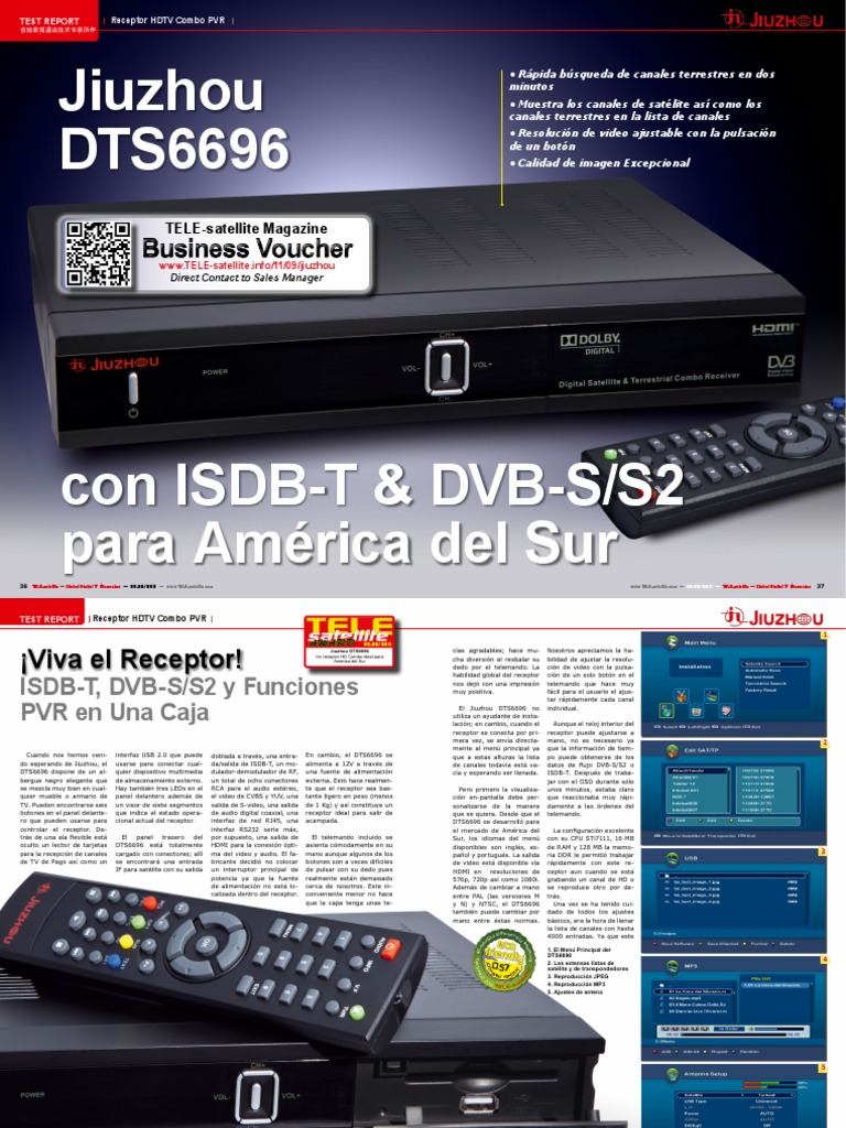 Jiuzhou | PDF | Satellite Television | Television