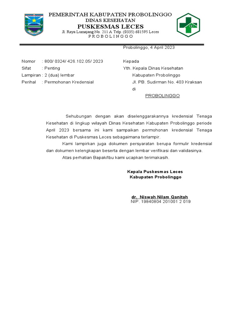 Permohonan Kredensialing Nakes 2023-2 | PDF