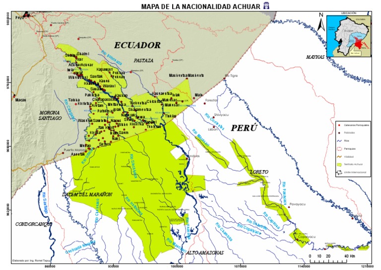 Mapa Nacionalidad Achuar | PDF