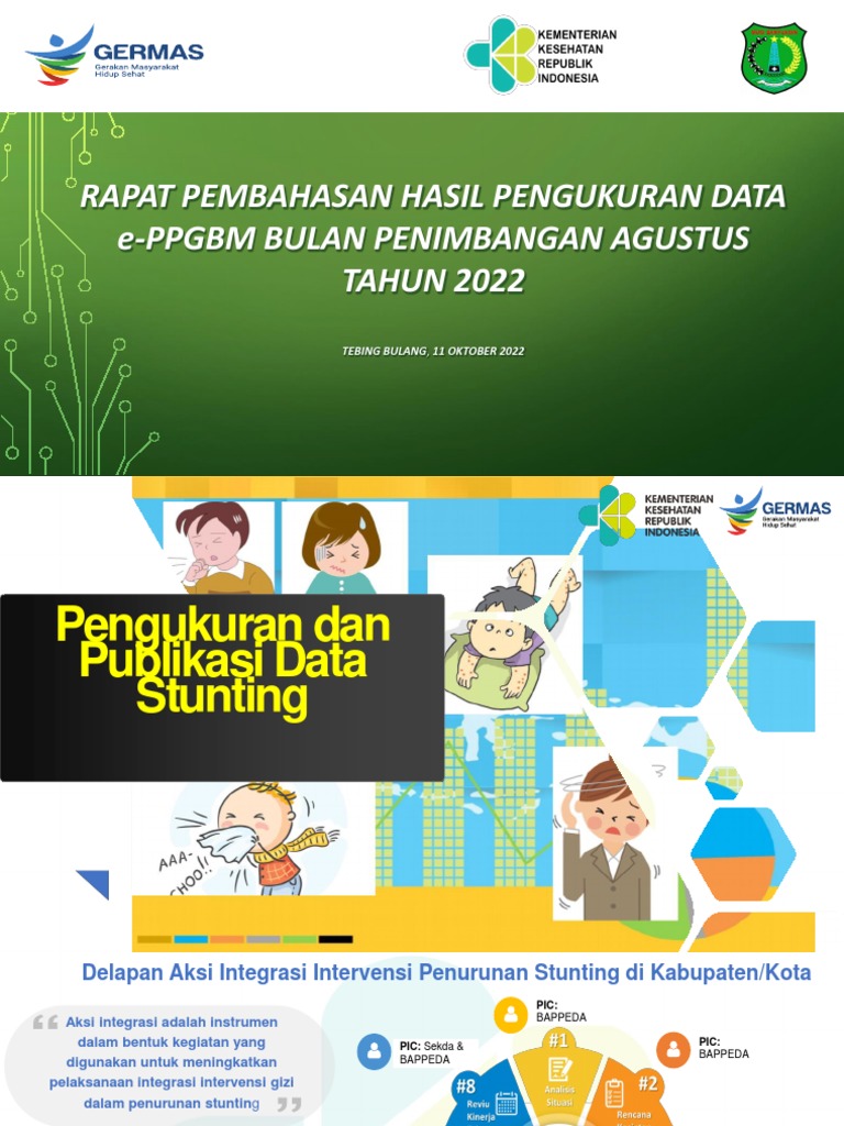 Publikasi Data Stunting PKM TB Bulang 2022 | PDF
