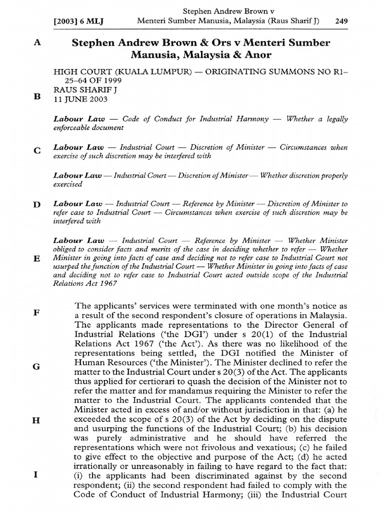 Stephen Andrew Brown Case Law | PDF