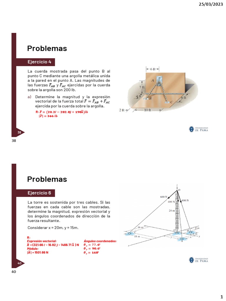 2 Algebra Vectorial Ejercicios | PDF