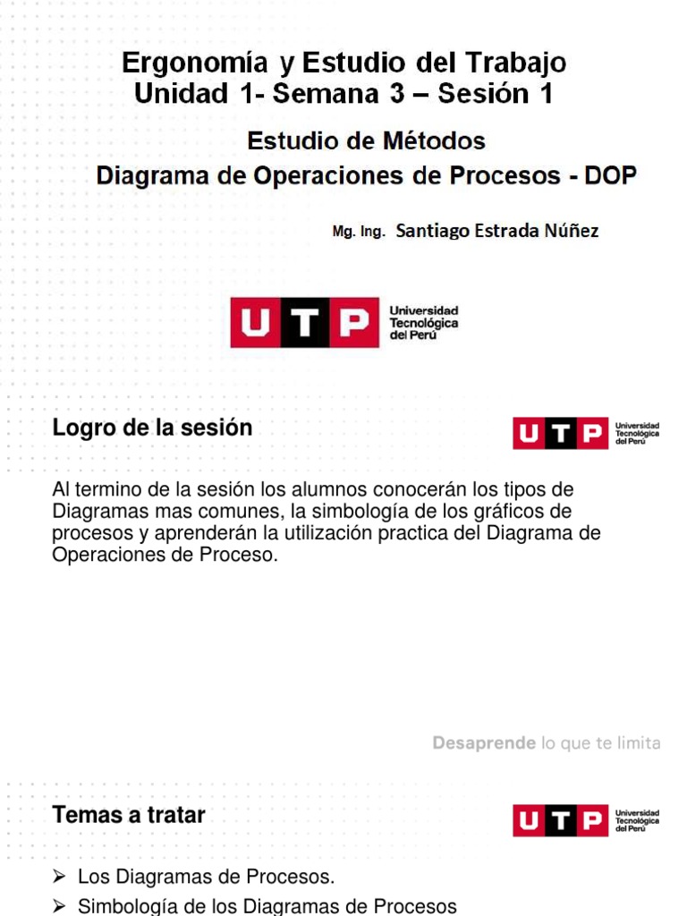 Diagramas de Procesos y DOP | PDF