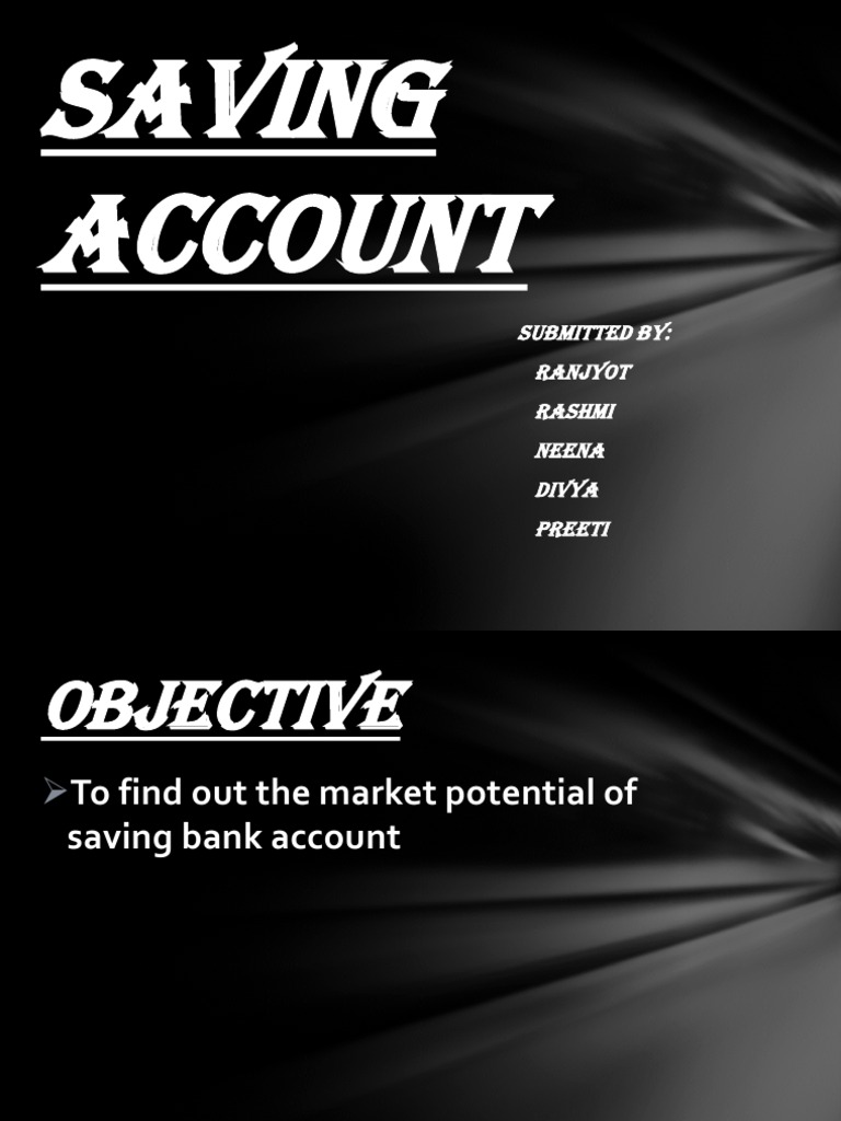 Saving Account | PDF | Questionnaire | Banks