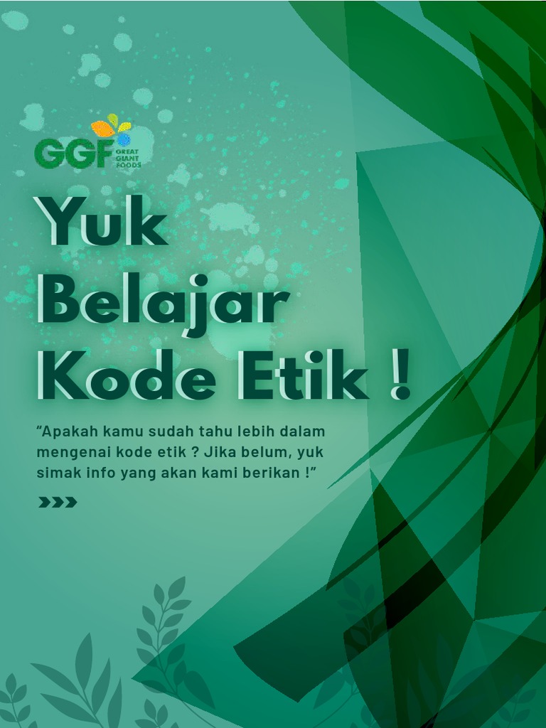 Infografik Kode Etik | PDF