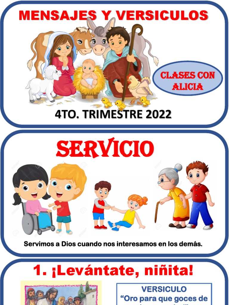 Mensajes y Versiculo 4to Trimestre 2022 | PDF | Jesús