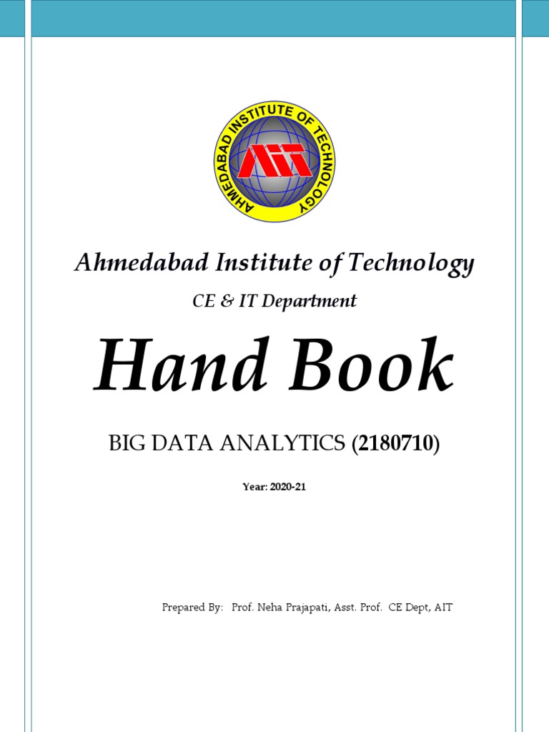 Big Data Analytics Handbook 2020 | PDF | Apache Hadoop | Big Data